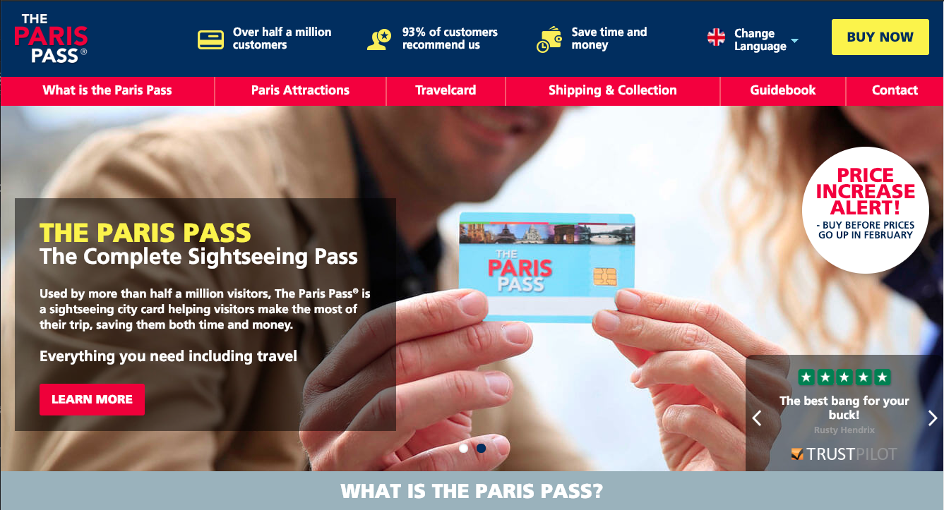 The Paris Pass 自遊行絕對要買的巴黎旅遊套票